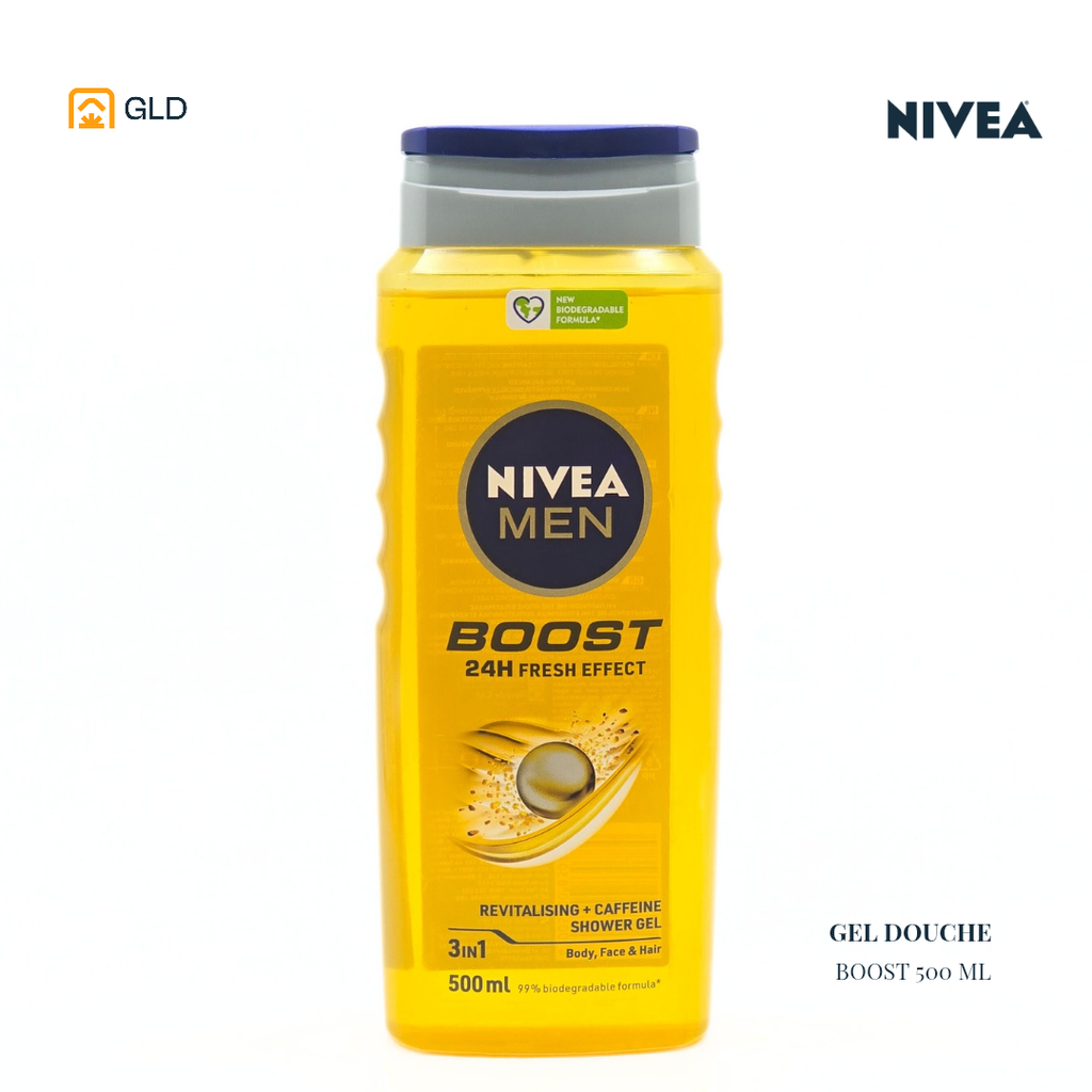 Gel Douche Nivea Men Boost 500 Ml | GLD Store