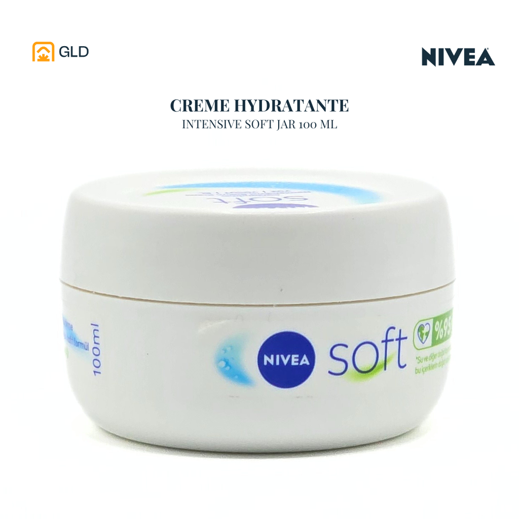 Creme Hydratante Intensive Nivea Soft 100 Ml | GLD Store